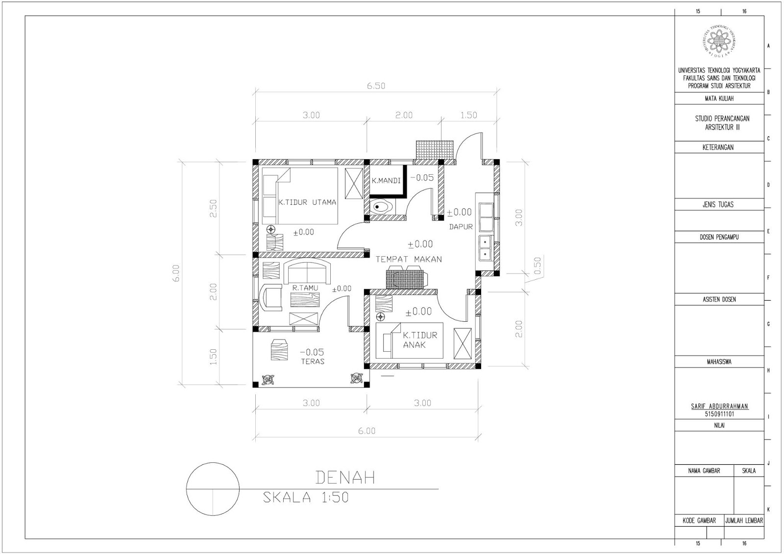 Desain Bangunan 2D - Nez-Studio