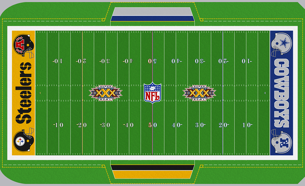 Sports Aesthetics: A Uniforms and Logos Page: Best Super Bowl Field ...