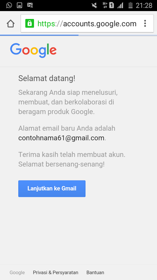 Cara Membuat Email Gmail Lewat Hp Android