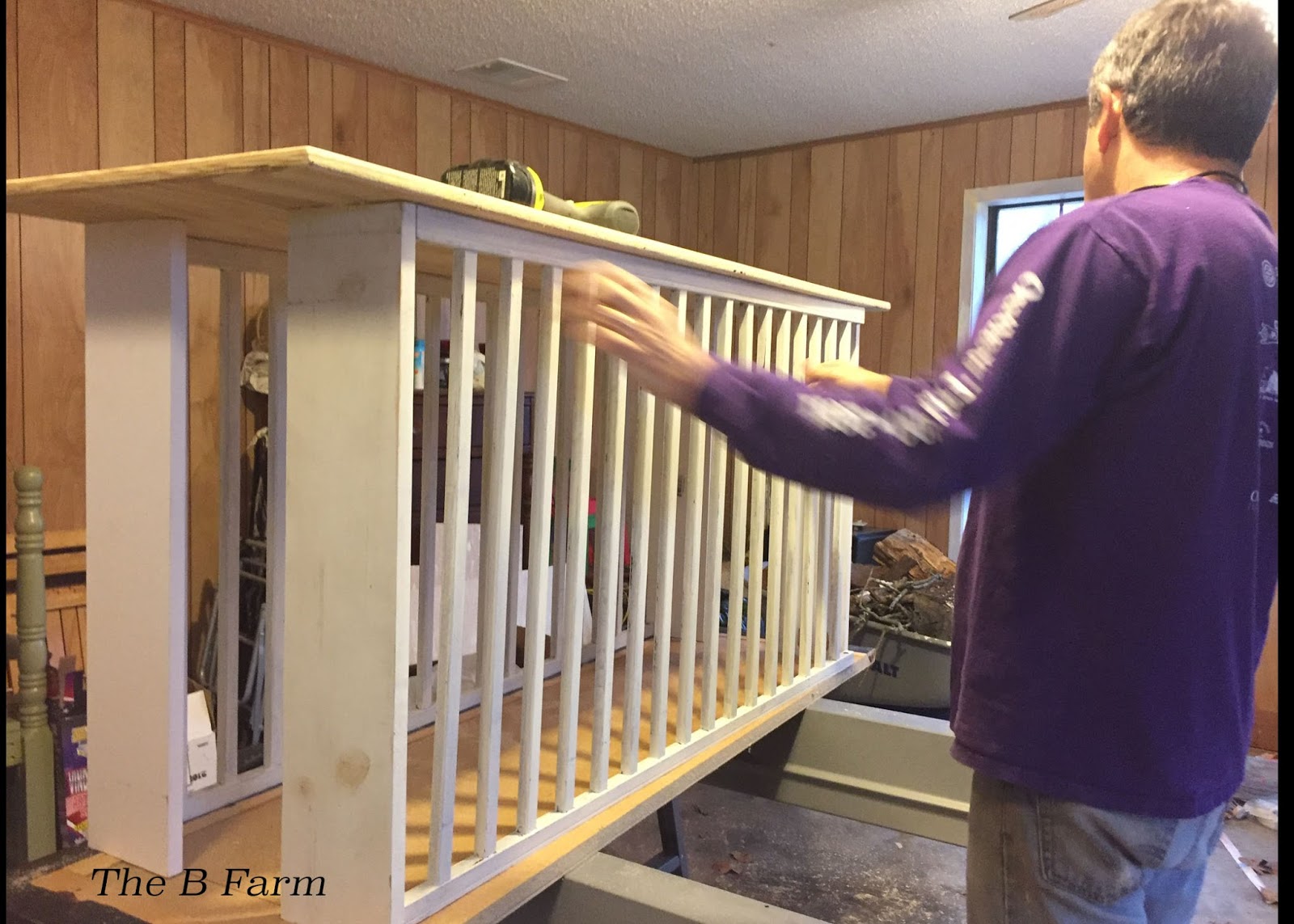 The B Farm : Trash to Canvas Storage Rack