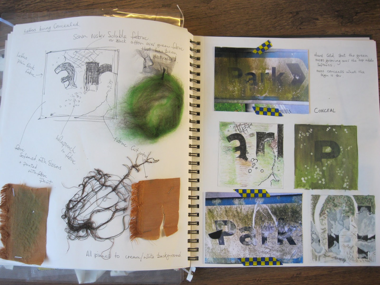 Amanda's Textile Log - Exploring Ideas