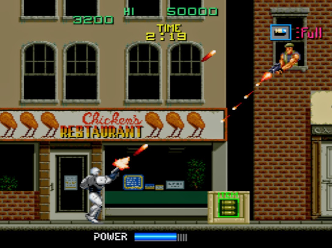 Classic Gaming Blog: Robocop (Arcade Version) - Review