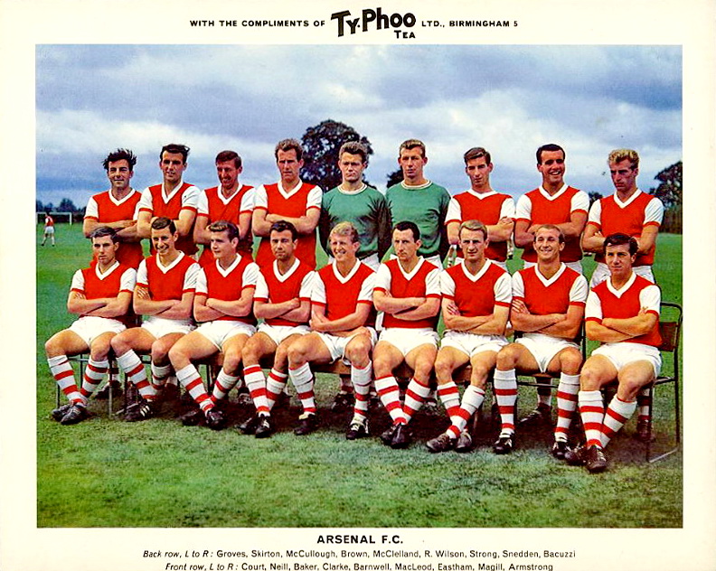 ARSENAL Plantilla 1963-64