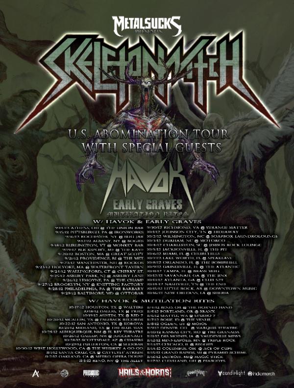 SKELETONWITCH ANNOUNCE “U.S. ABOMINATION TOUR” | NataliezWorld