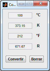MATLAB TYP: Conversor de temperaturas