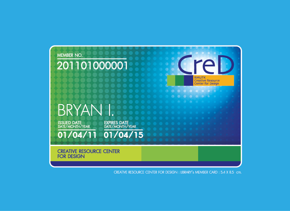 Library's Member Card Design : Creative Resource Center for Design ...