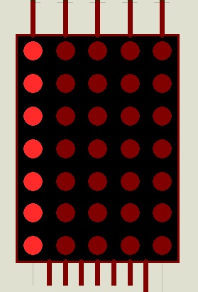 keyur's way: Creating Characters on Dot matrix display (Proteus Simulation)