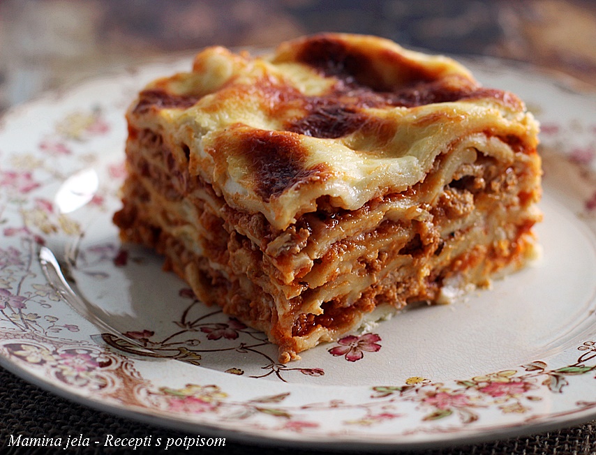 Mamina jela: Lazanje sa svežom domaćom testeninom