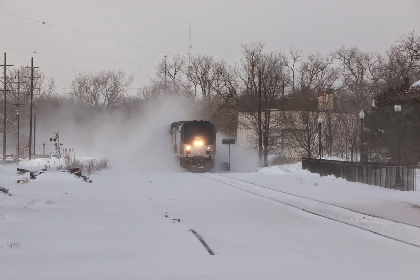 Michigan Exposures: Dashing Through the Snow on Amtrak's Wolverine
