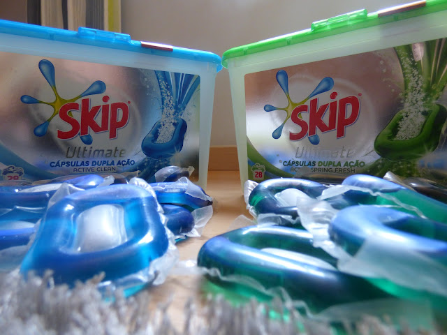 Na Cozinha com o Gonçalo: Detergente em Cápsulas Skip • Active Spring ...