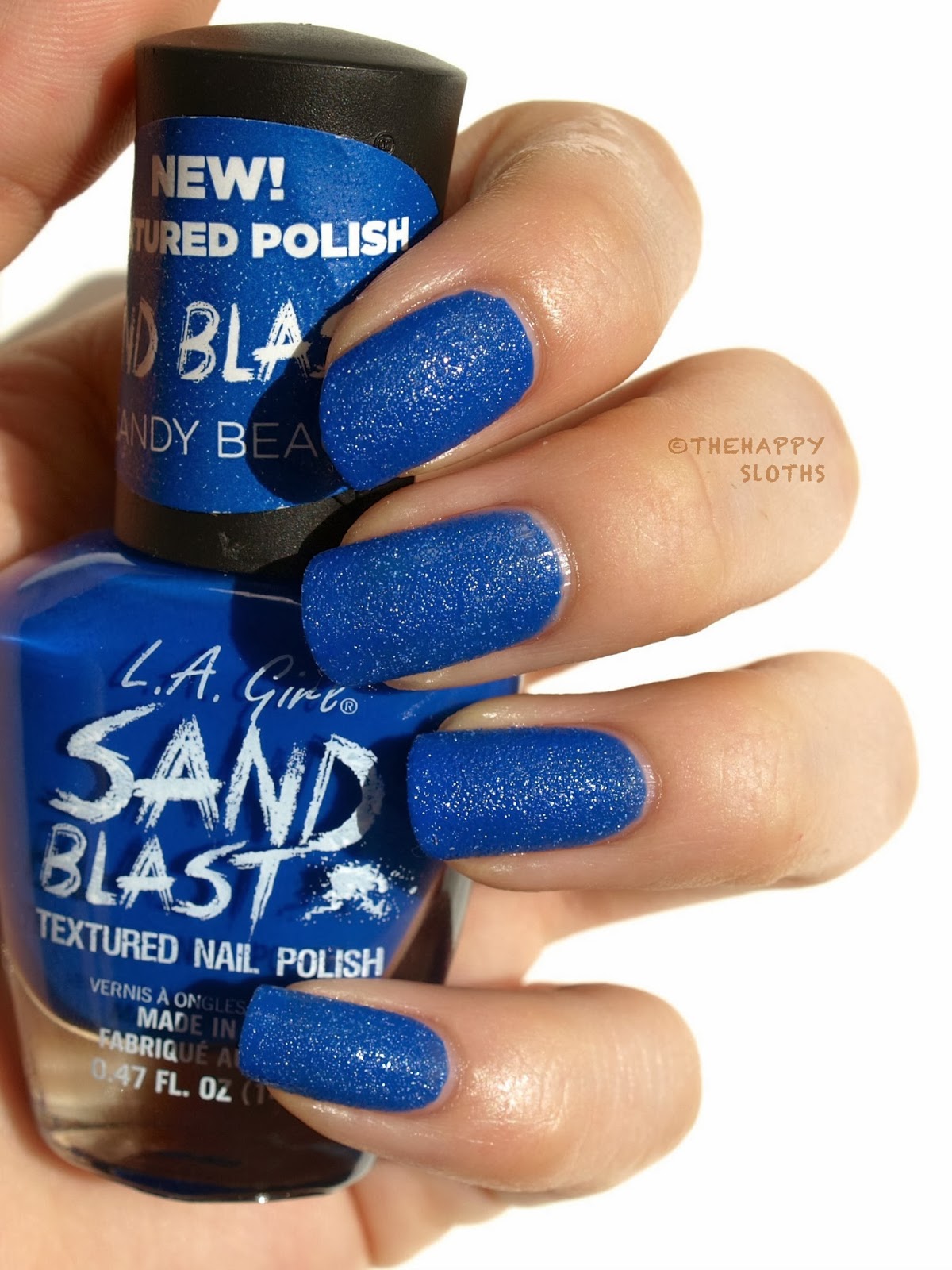 L.A. Girl Sand Blast Textured Nail Polish in "Sandy Beach" & "Quicksand ...
