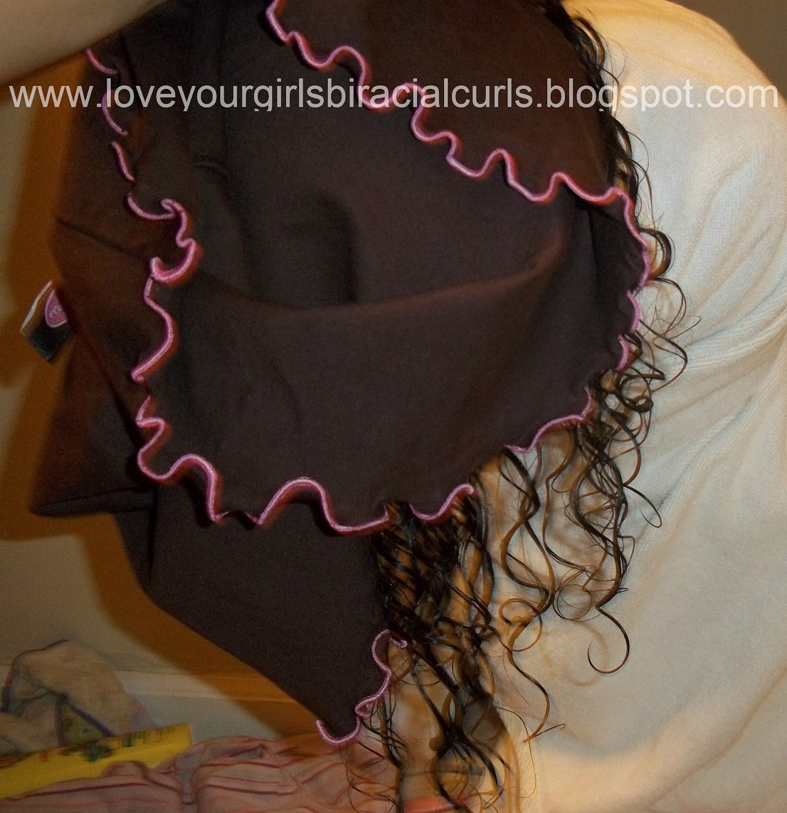 Love Your Girls Biracial Curls: Curls Like Us Curl Cloth's REVIEW
