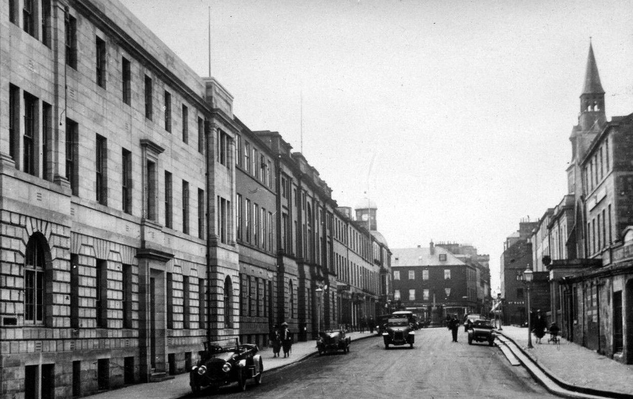 Tour Scotland: Old Photographs St Catherine Street Cupar Fife Scotland