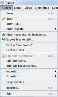 Software Tracker no Ensino da Física: Conhecendo o Tracker