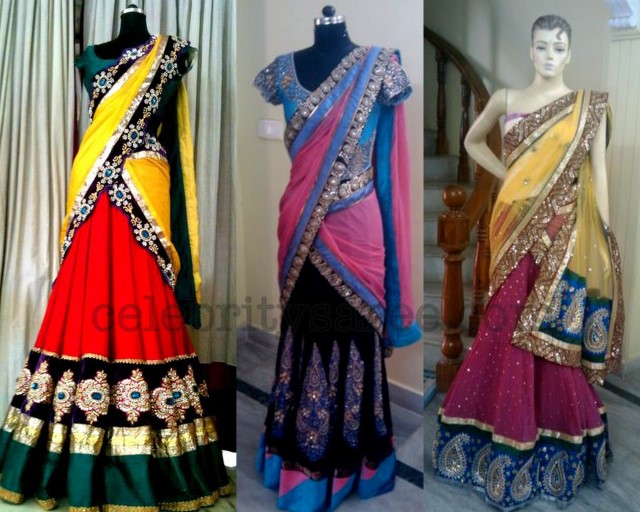 Reception Sarees - Saree Blouse Patterns