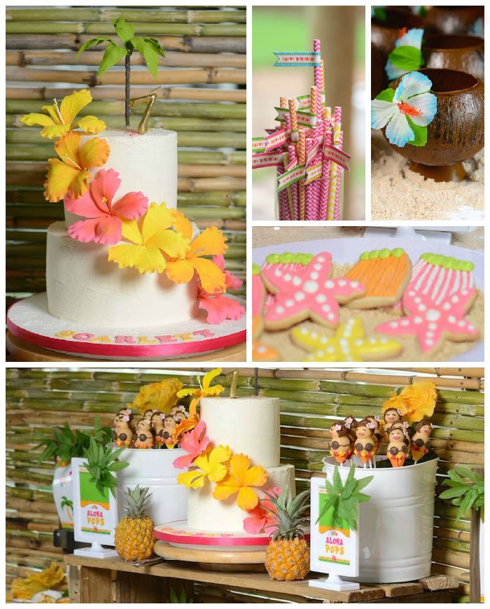 Ideias para chá (ou festa) tema luau! - Madrinhas de Casamento