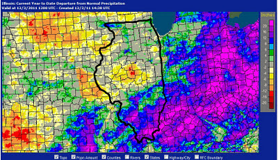 Observations in Agriculture: Year to Date Rainfall