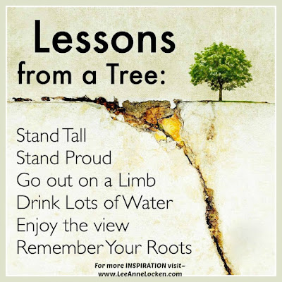 Inspiration by LeeAnne Locken: Lessons from a TREE!!