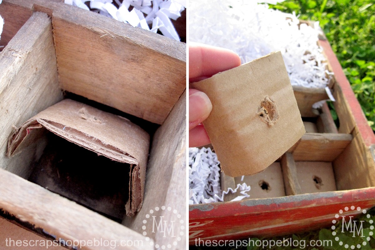 {$10} Rustic Push Pop Holder - The Scrap Shoppe