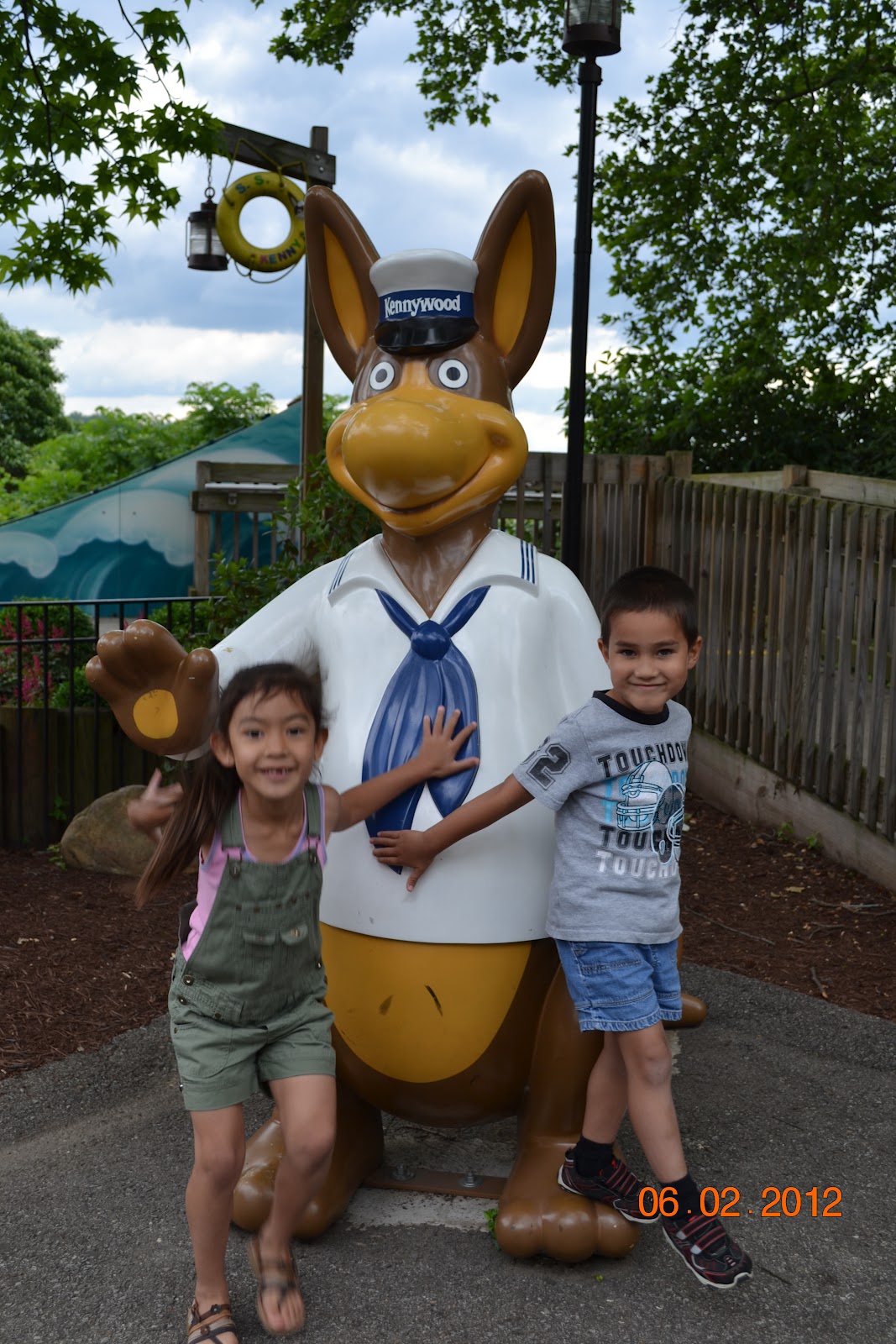 Travels and Wandering: Posing with Kenny Kangaroo