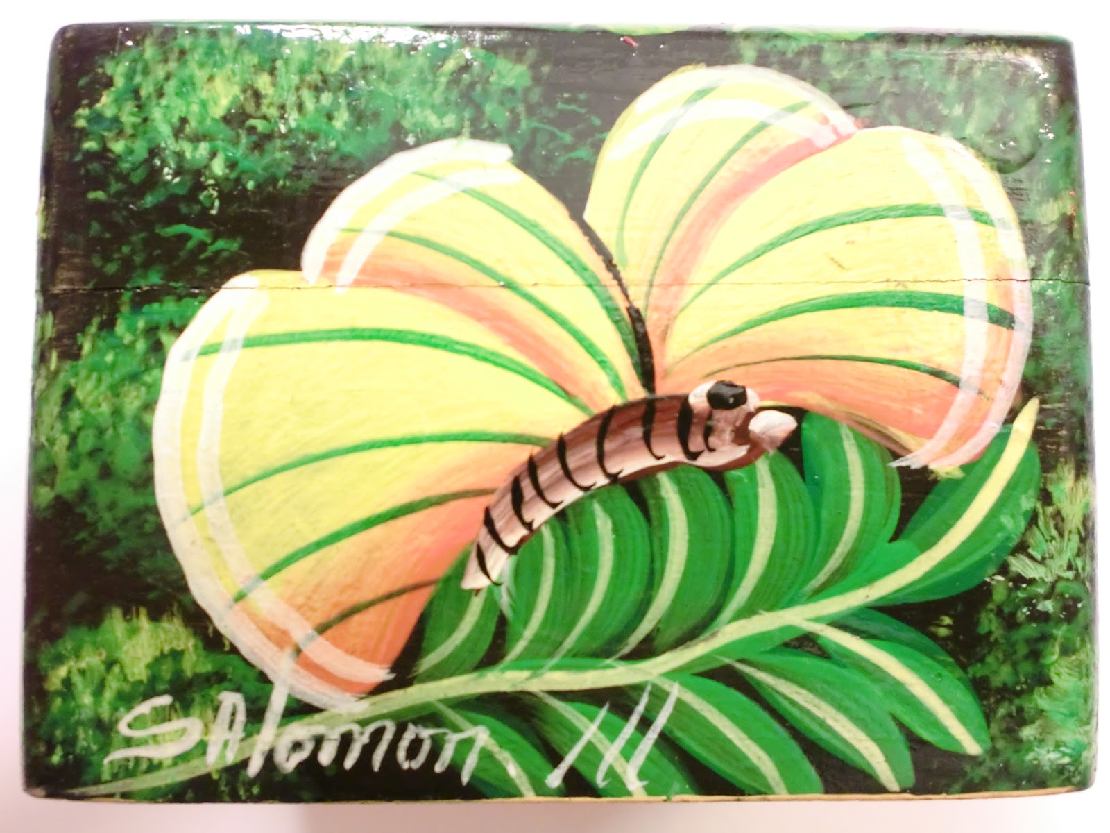 Awakening...: Signed Salomon III - Wooden Box - Hand Painted