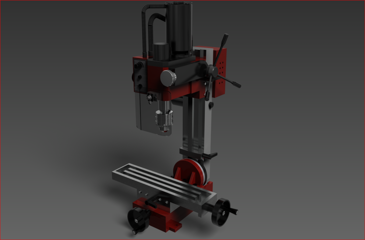 Harbor Freight Mini Mill || Download free 3D models everyday #100261