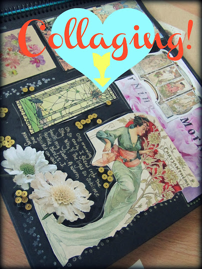 Collaging! - The Secret Life of a Bellydancer