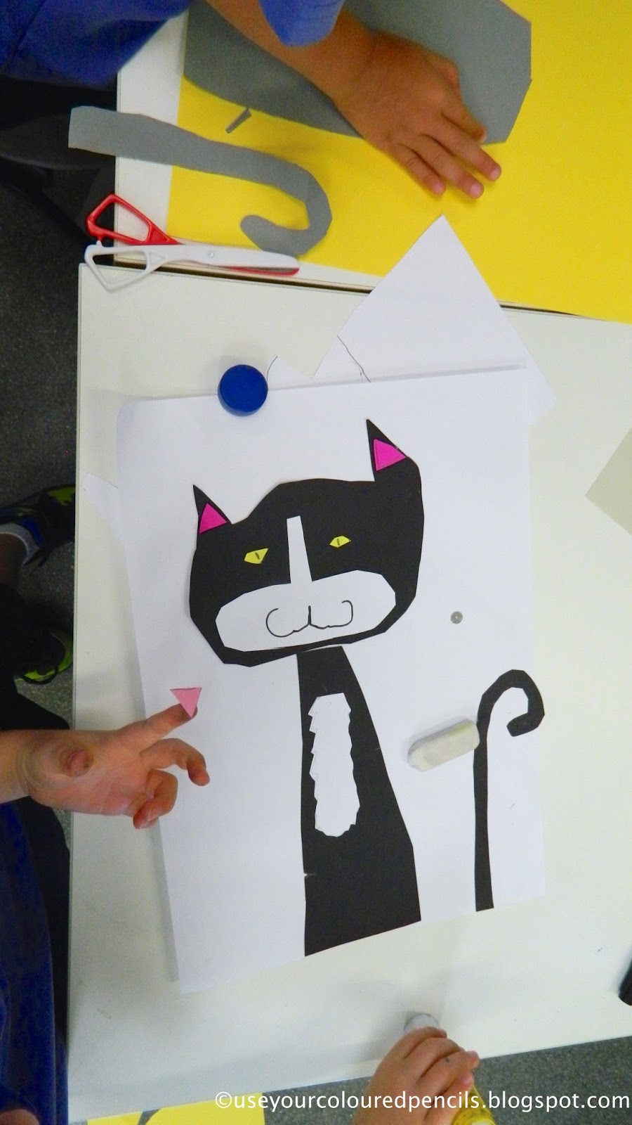 Use Your Coloured Pencils: More Cat Collages