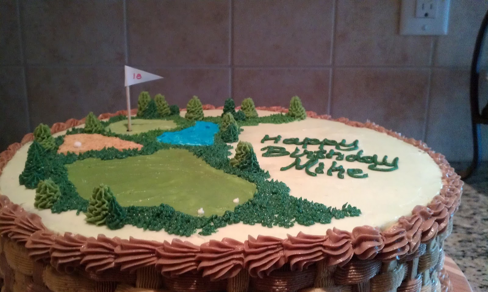 Cake Geniuses: Golf Enthusiast Cake