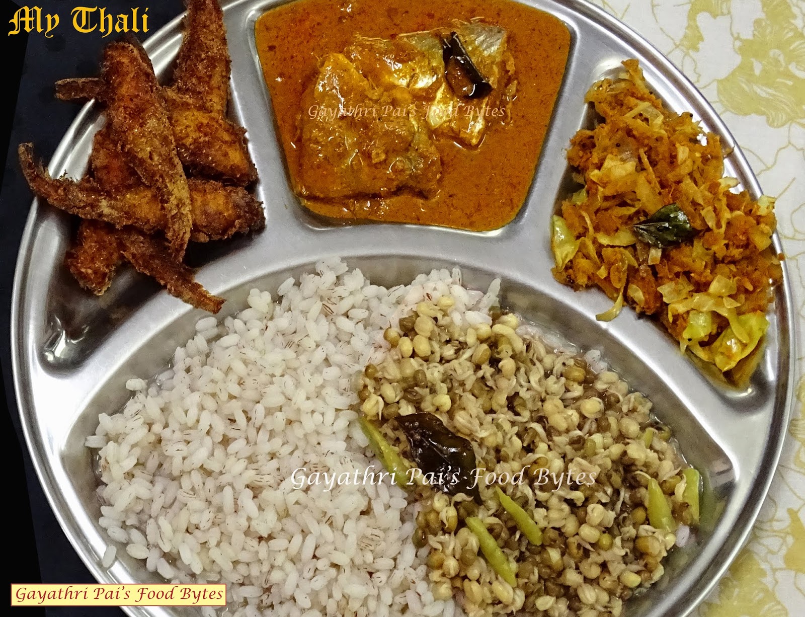 Gayathri Pai's Food Bytes: My Fish Thali - 110.