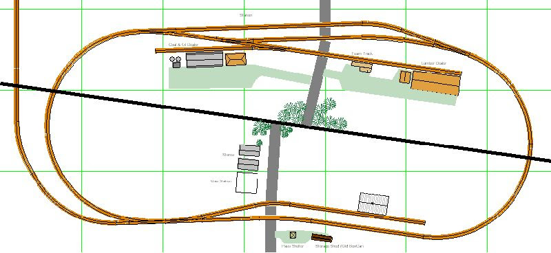 N Scale Projects: Unfinished Door Layout