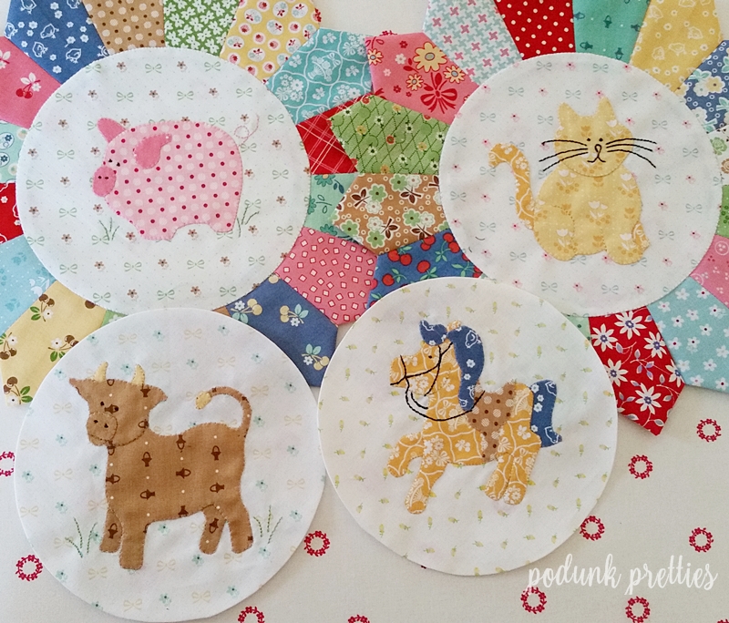 Podunk Pretties Quilting: Quilt Doodle Designs 2017 BOM