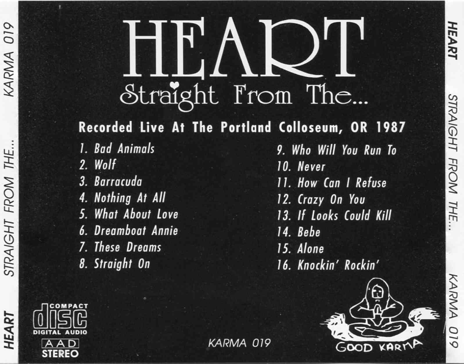 T.U.B.E.: Heart - 1987-08-30 - Portland, OR (FM/FLAC)