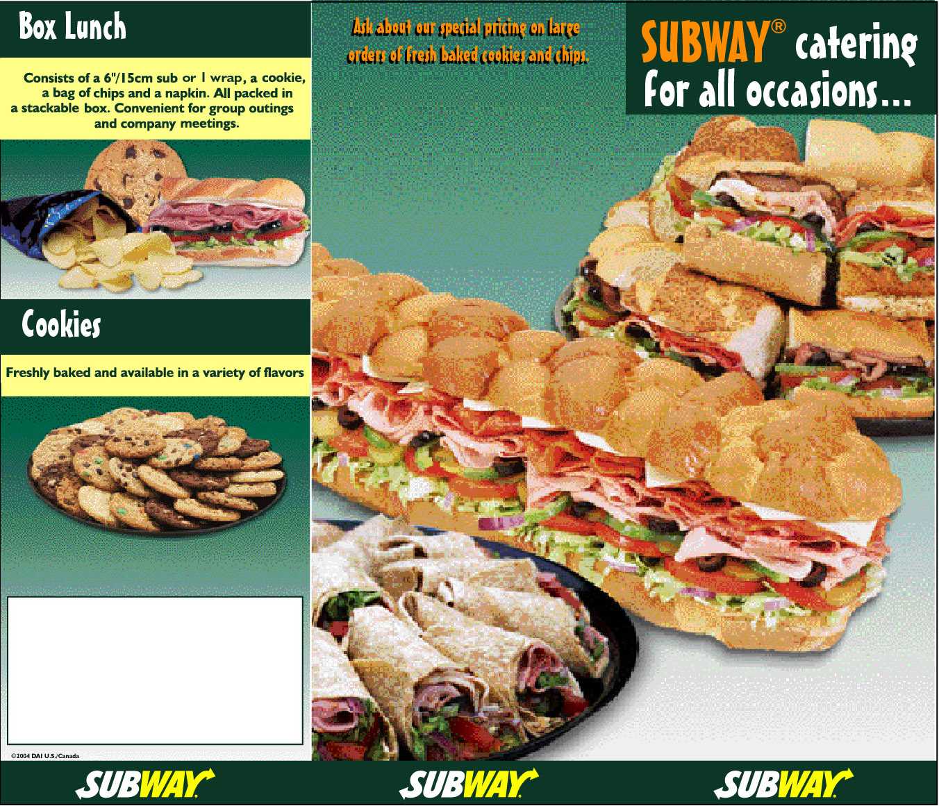 Subway $50.00 Gift Card Giveaway 5/15