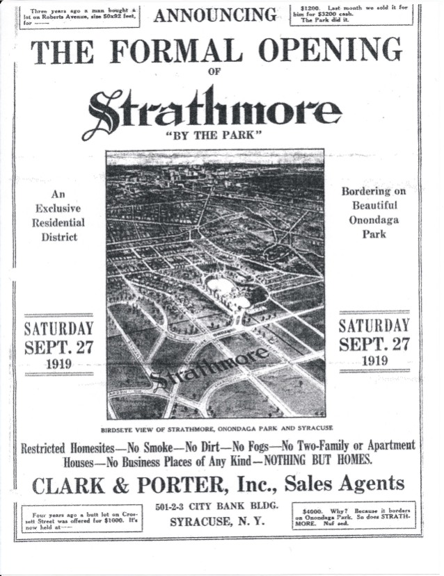 Merry@Syracuse: Strathmore by the Park: Brochure from 1919 and Modern ...