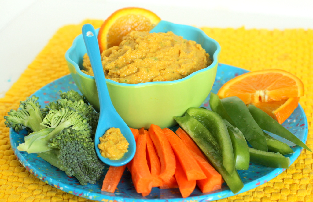 Tried in Blue: Random Recipe Wednesday: Savory Orange Hummus