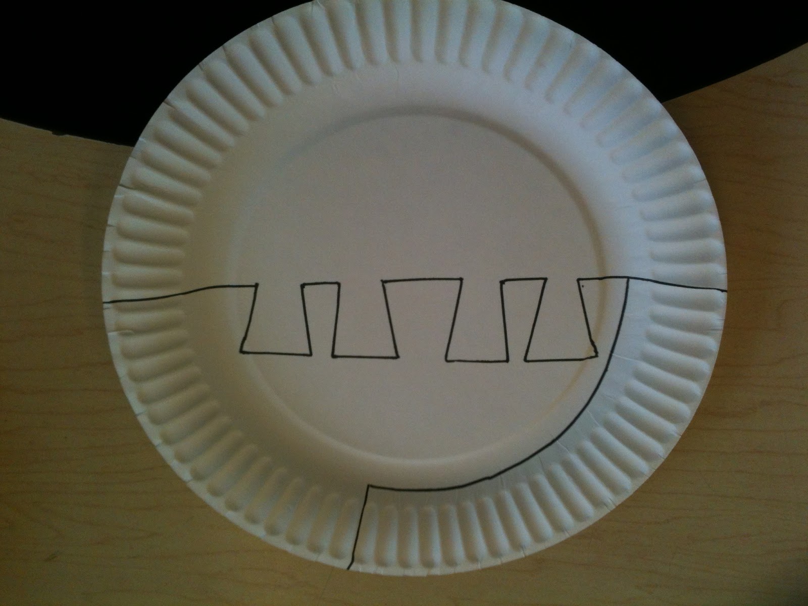 Getting Crafty: In A Good Way: Paper Plate Dino