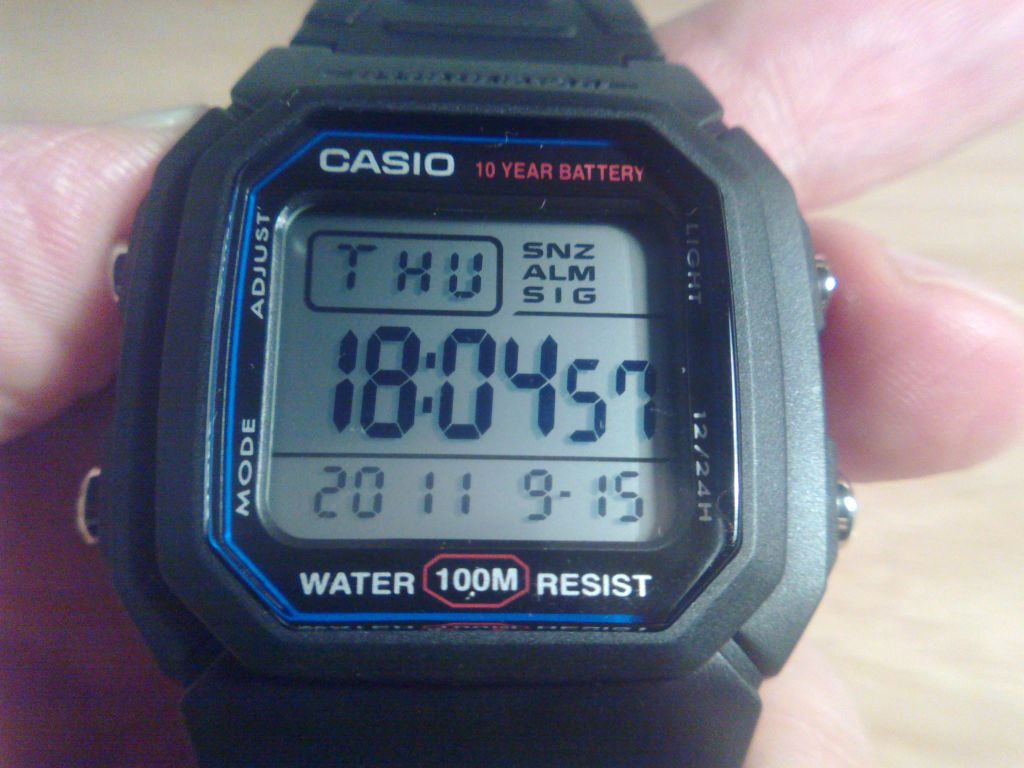 Zona Casio: Prueba: Casio W-800H
