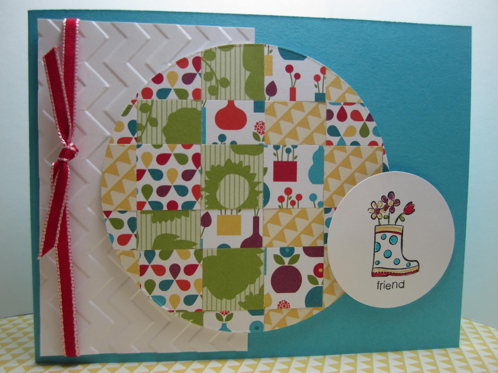 Goin' Over The Edge: Happy You card using Bargello Technique & Summer ...