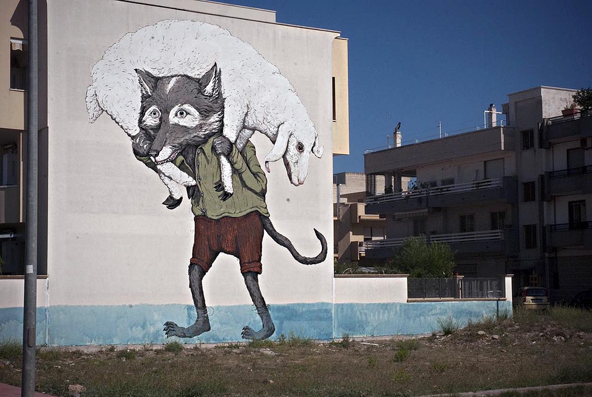 Ericailcane 最新ミューラル In グロッターリエ（イタリア）