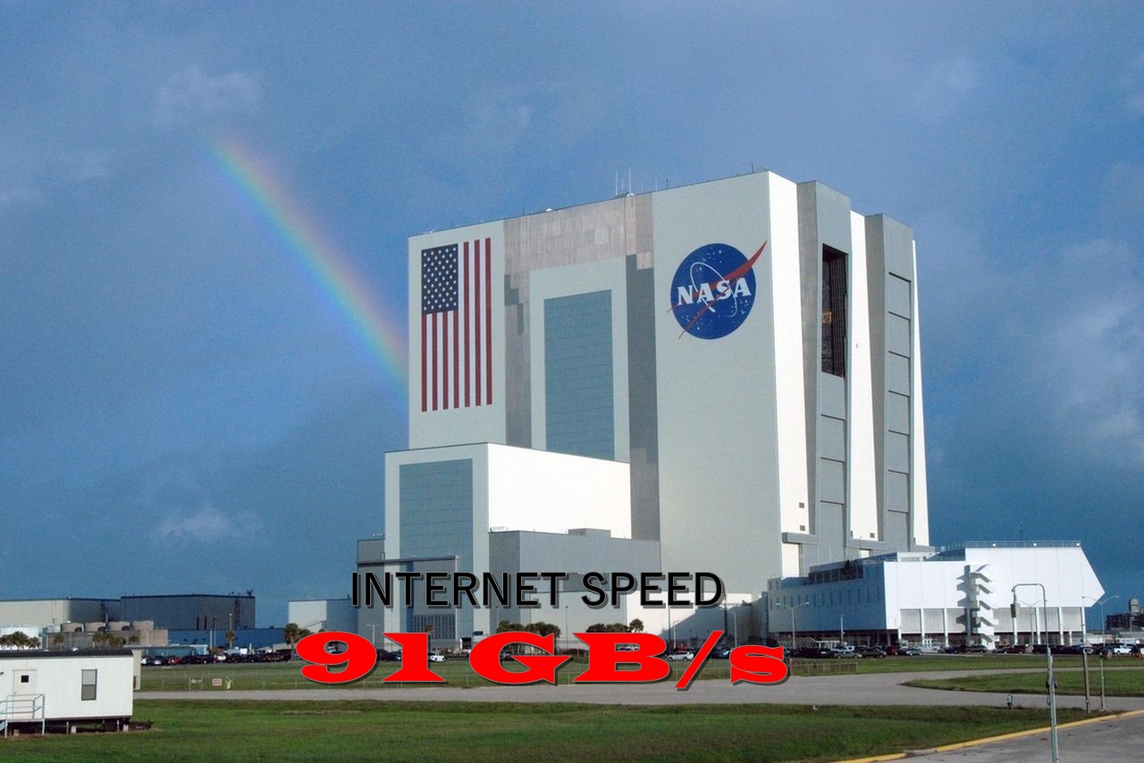 NASA-Internet Speed is 91 GB/s ~ gwax programs