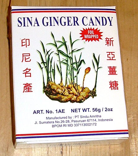 Japanese Snack Reviews: Sina Ginger Candy