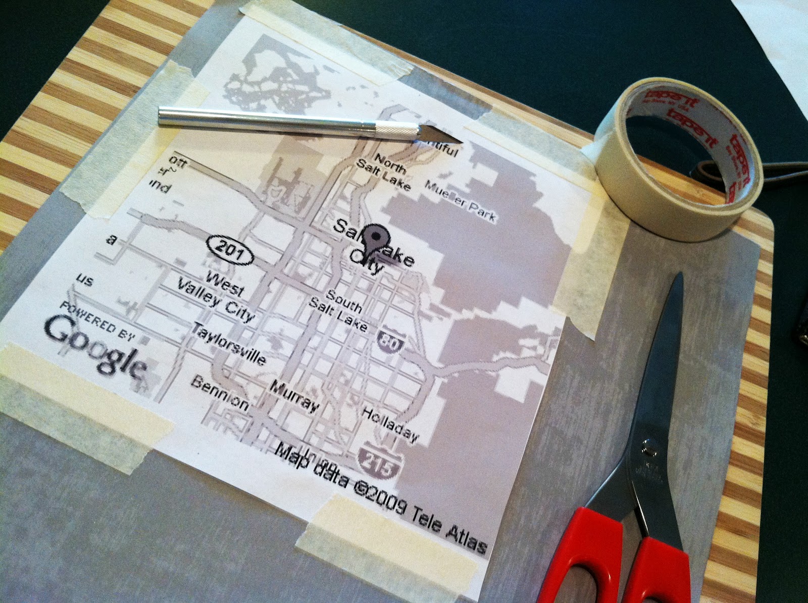 Delicious Spaces: DIY: Cool Map