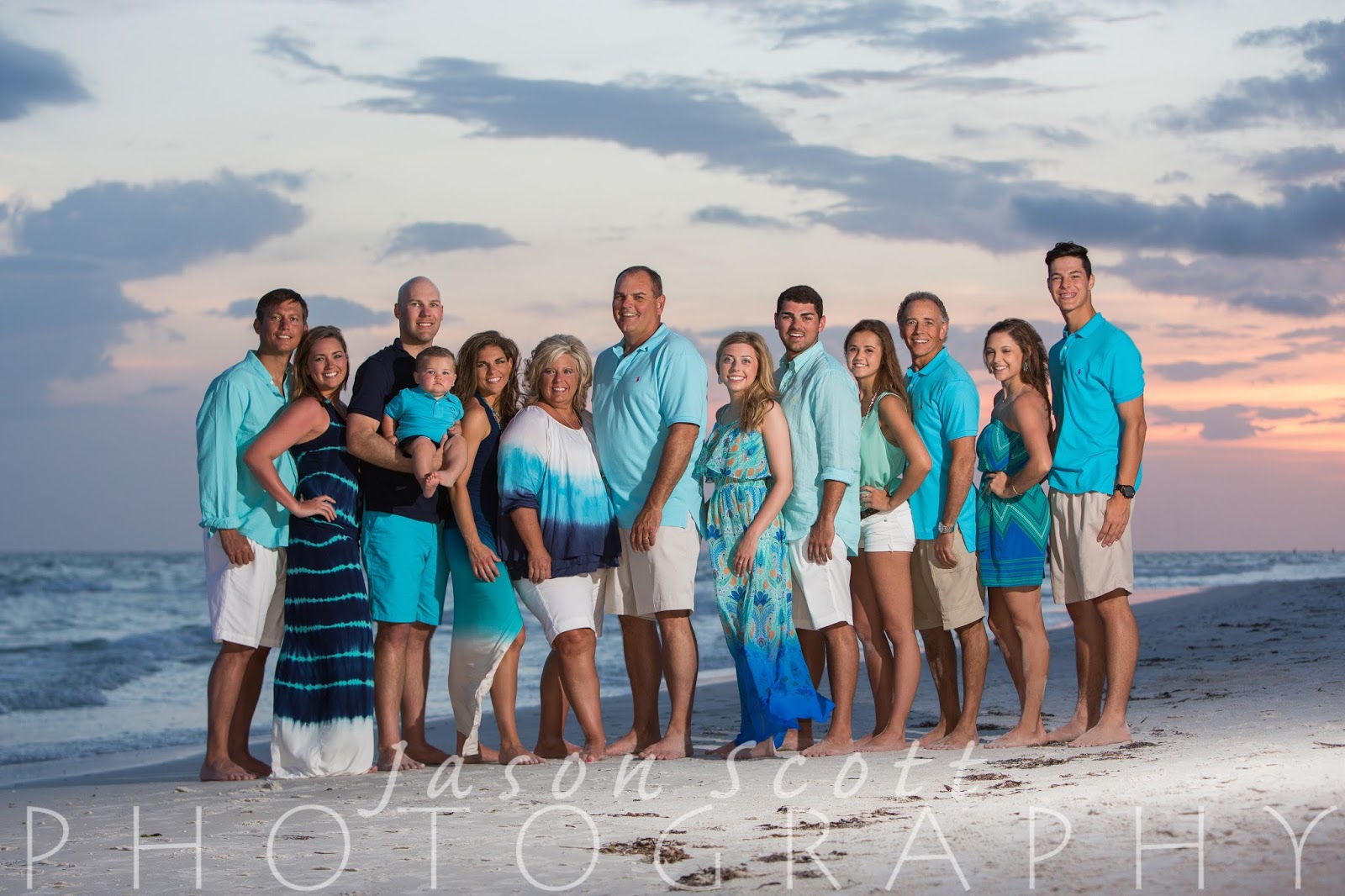 Siesta Key Beach Portraits - Carlock Family | Jason Scott Photography