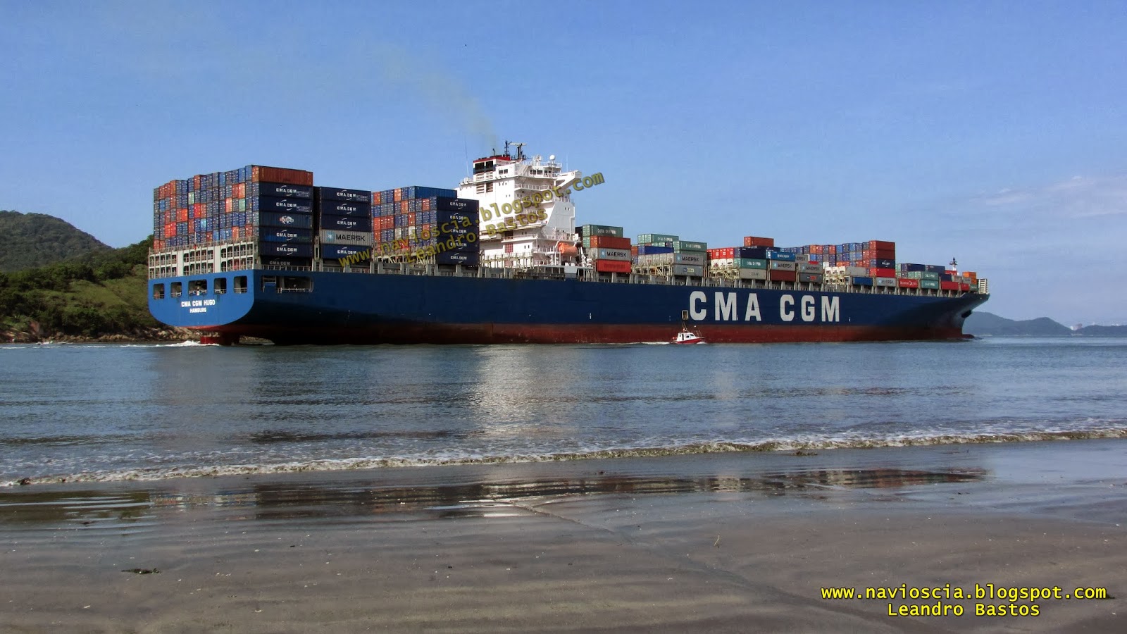 Navios de Santos & CIA: Navio CMA CGM HUGO