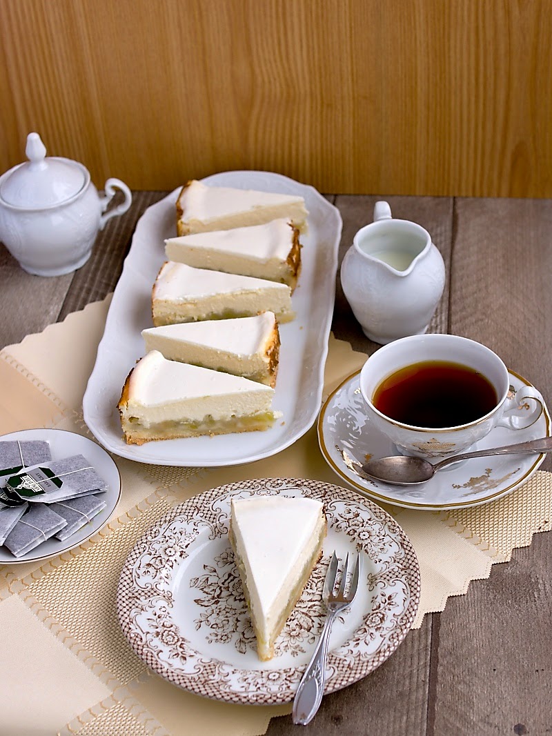 REBARBOROVÝ TVAROHOVÝ CHEESECAKE – receptyma