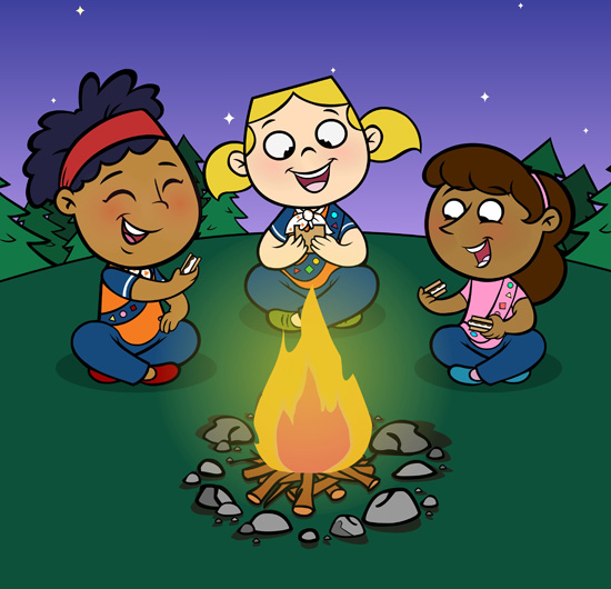 Campfire Songs Clip Art