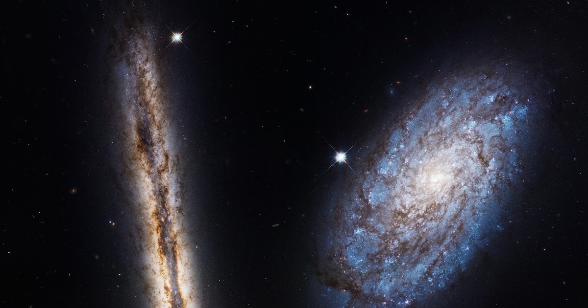 Interacting Galaxies NGC 4302 • NGC 4298 | Earth Blog