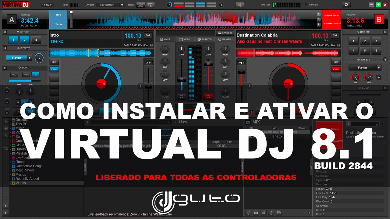 Virtual DJ Pro v8.1 - Build 2844 By DjGuto - 05/08/2016 ~ ..::::DJ GUTO ...