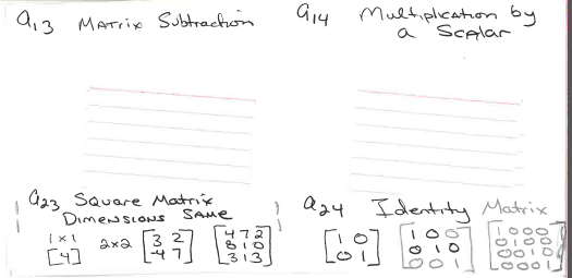 Planting ideas: Made for Math Monday * Foldable for introducing matrices